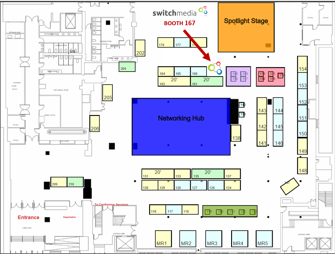 Booth location - Switch Media